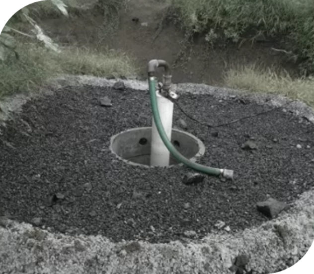Indication of Underground Water Source for Drilling of Borewell